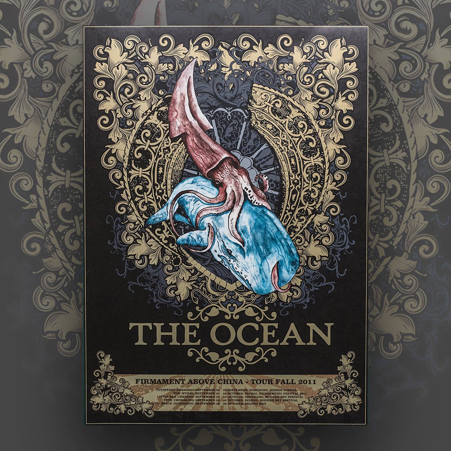 THE OCEAN - "Firmament Above China" Poster - Pelagic Records