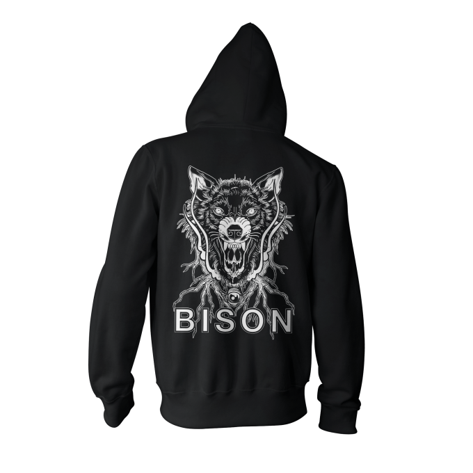 BISON - "Wolf" Zipper - Pelagic Records
